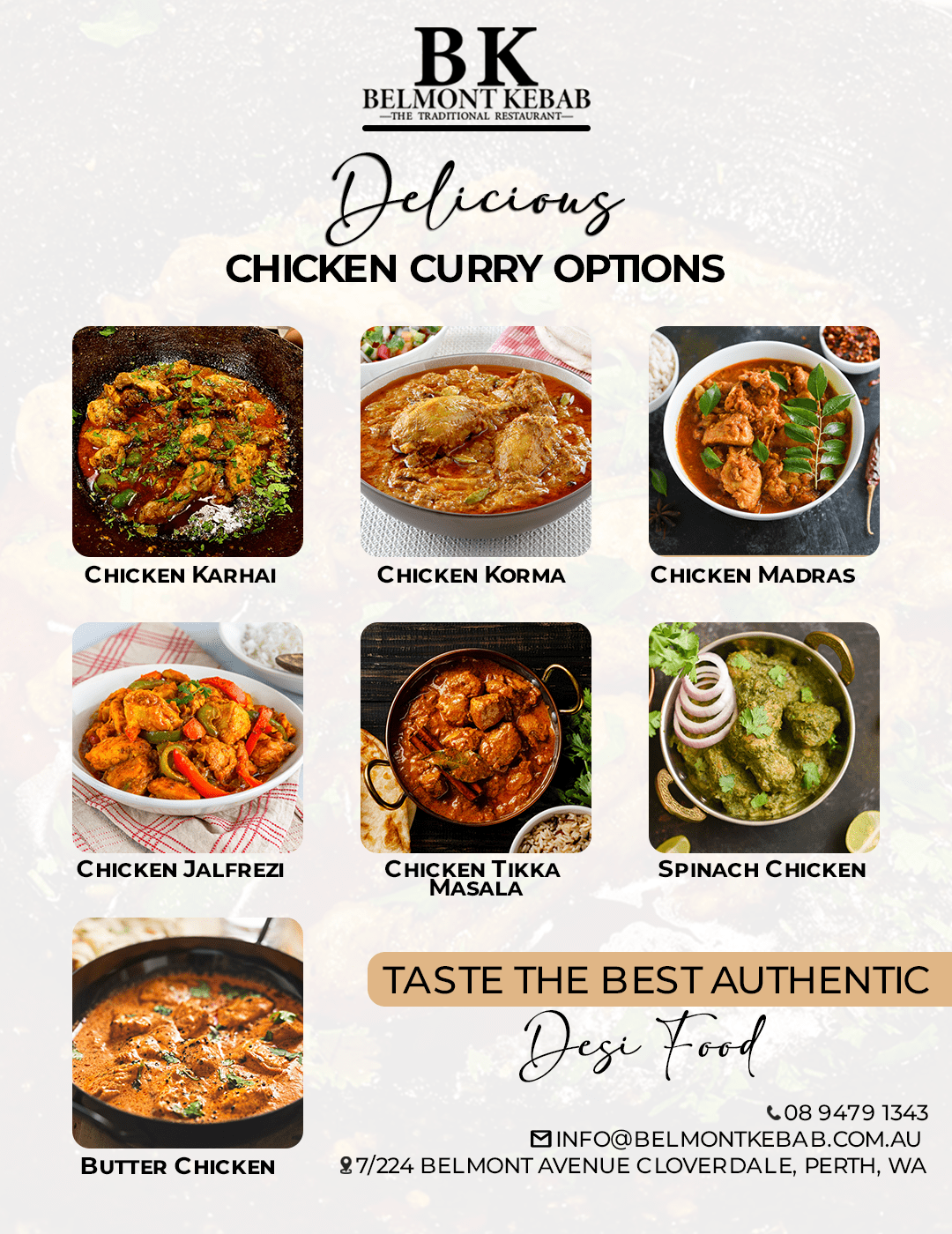 Where to Find the Best Chicken Curry Around Perth?